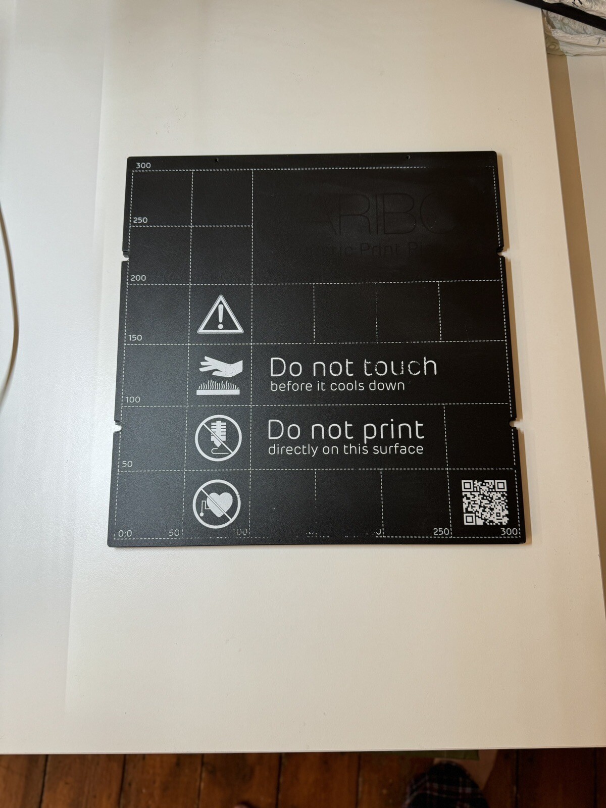 3D Printer Build Plate With Magnet Slots 10mm thick aluminium Build ...