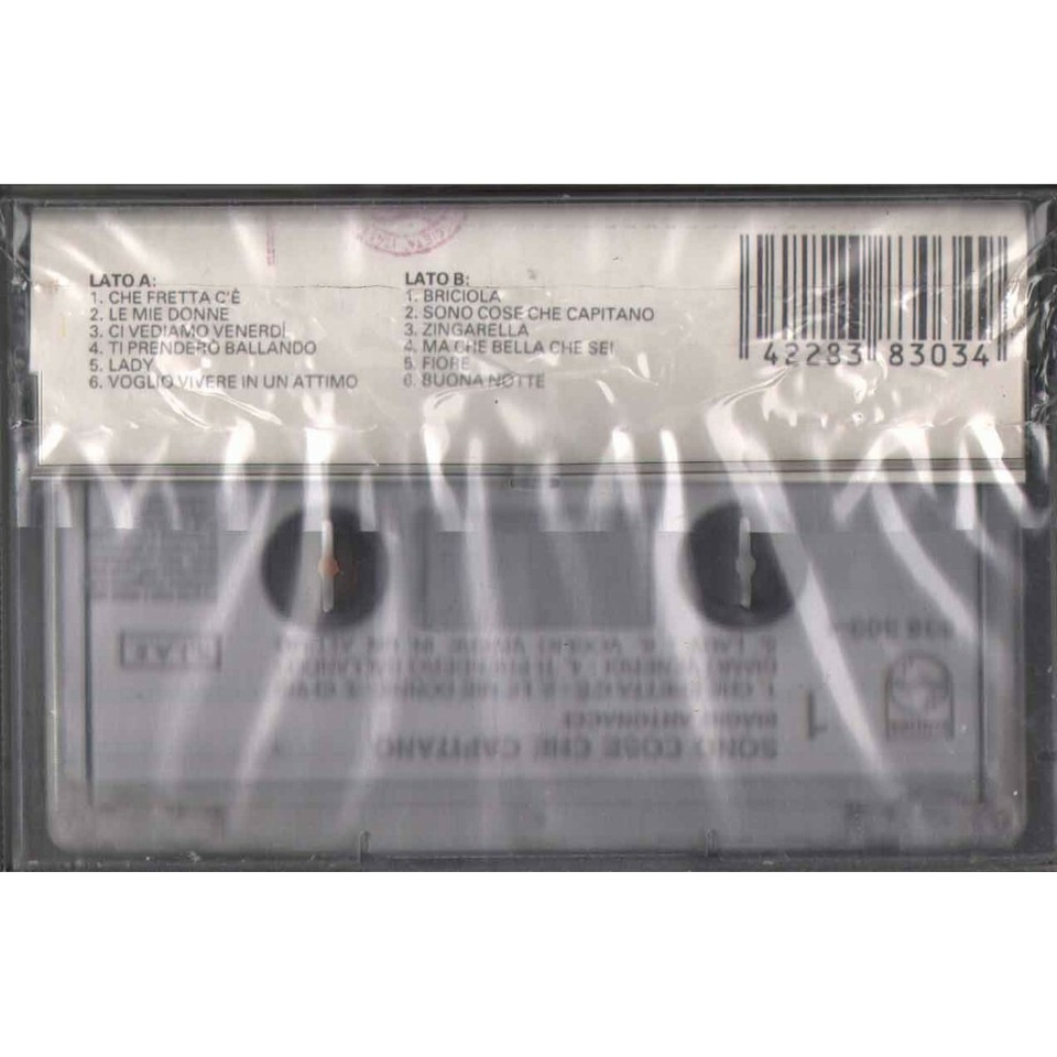 Biagio Antonacci MC7 Sono Cose That Captain / Philips ‎838 303-4 Sealed ...
