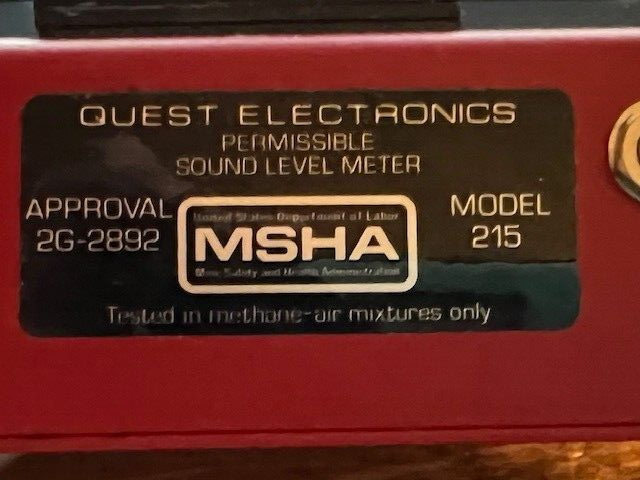 Quest Electronics 215 Sound Level Meter Calibrator PH-35, OB-45, CA-12B ...