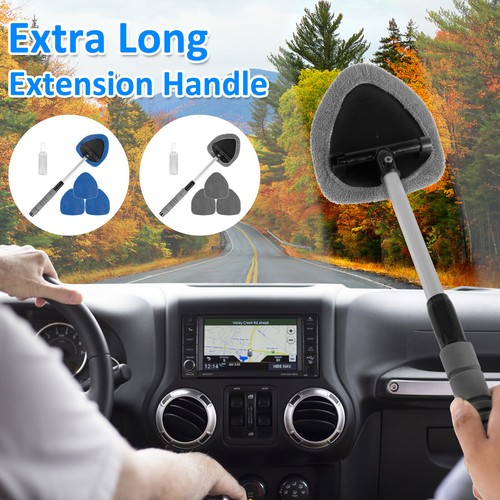 Extendable Handle Microfiber Car Window Cleaning Brush Windshield ...