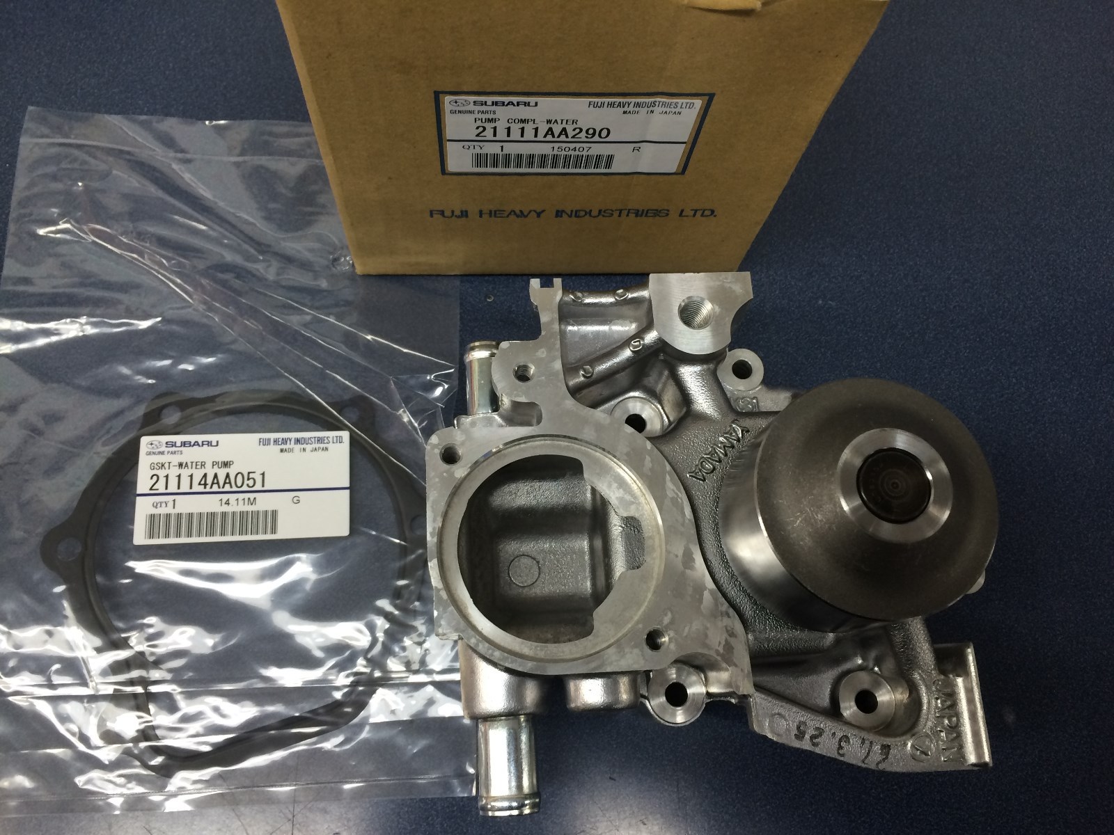 NEW Genuine OEM Subaru 2006 Forester Water Pump & Gasket Kit Auto ...