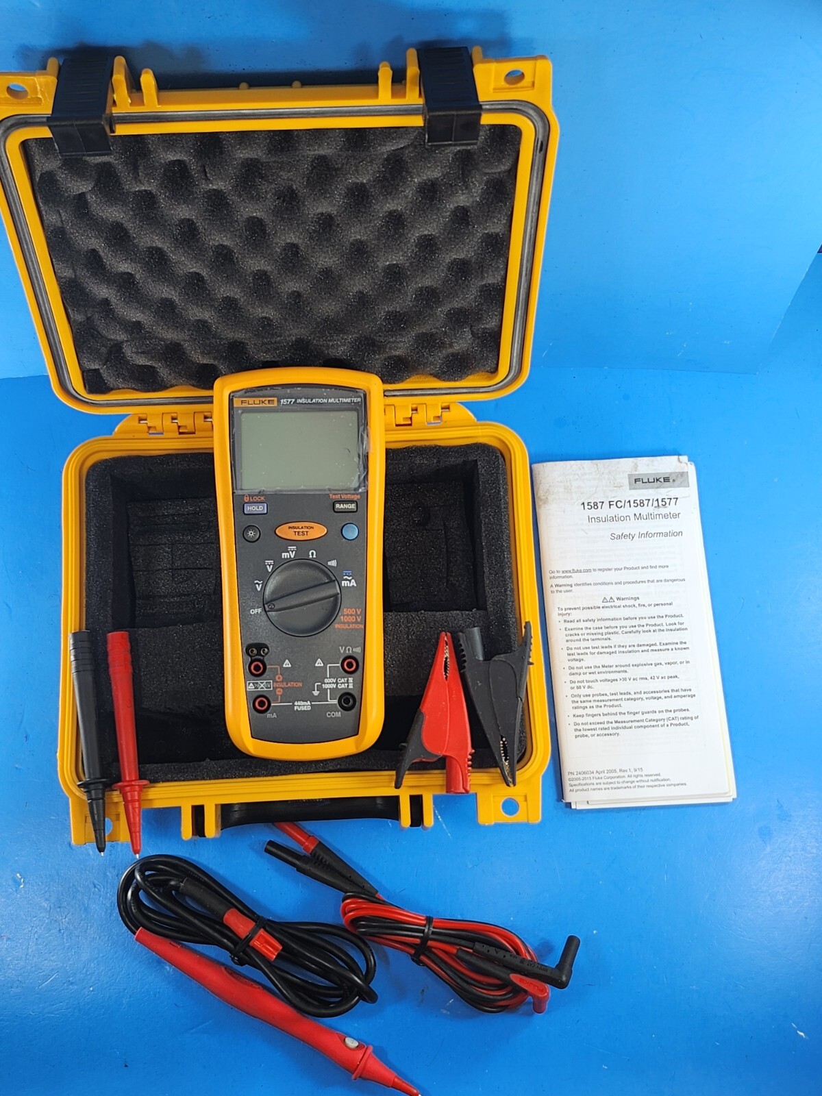 Fluke 1577 Insultation Multimeter | eBay