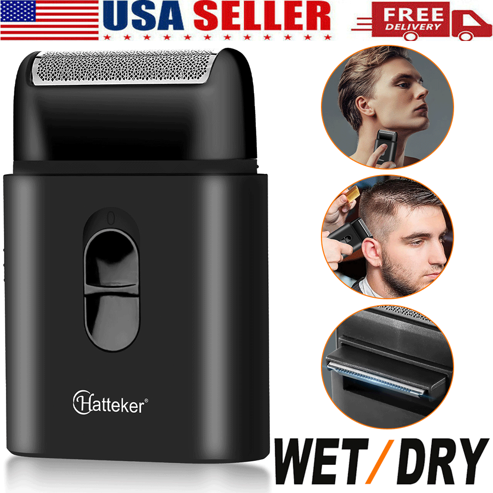 Men's Razor Rechargeable Electric Shaver Pop-Up Trimmer Wet Dry ...