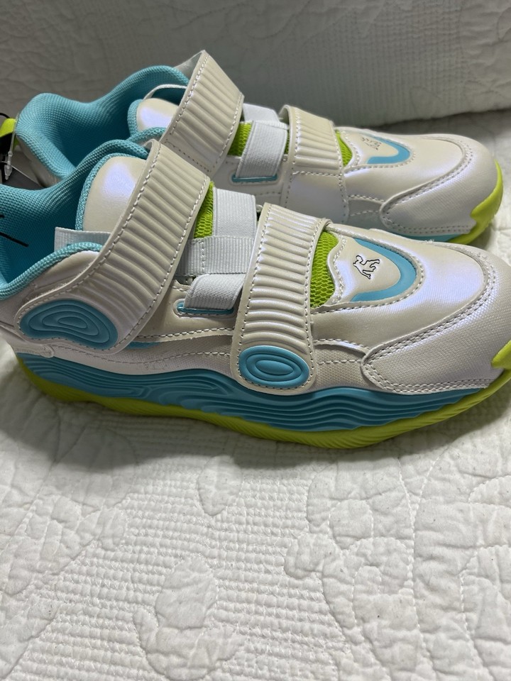AND1 Strap Basketball Sneakers 2.0 Men’s Size 5 Shoes White Blue Neon ...
