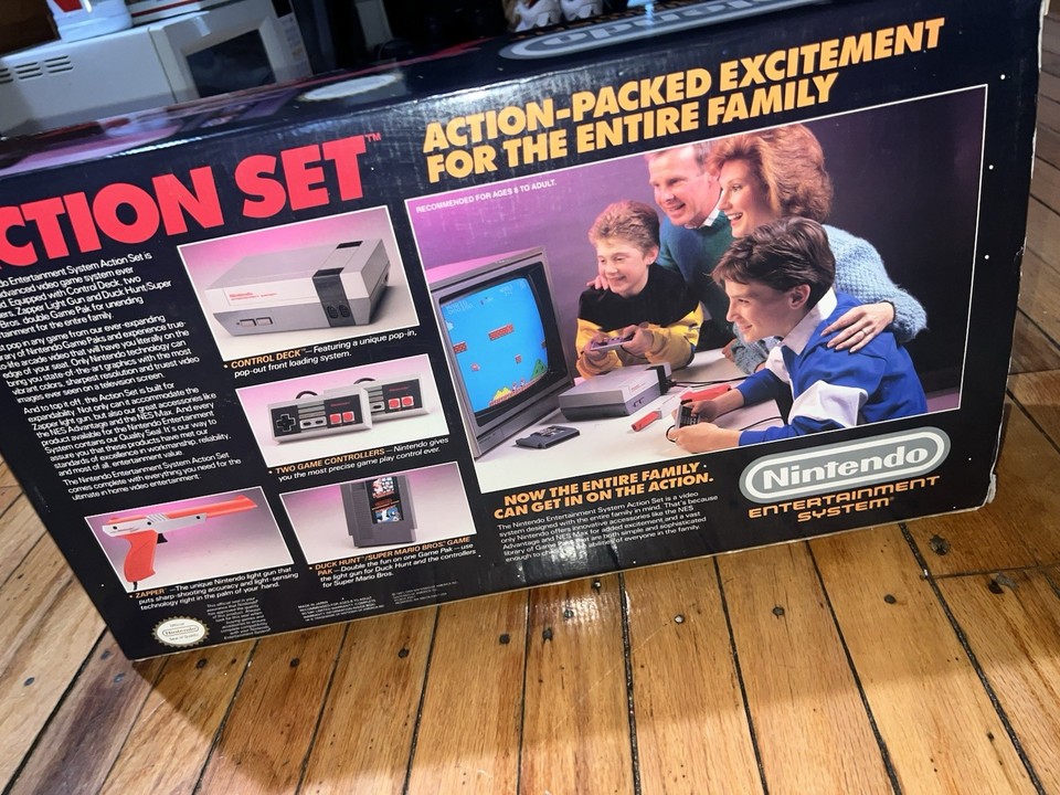 Nintendo Entertainment System Action Set Box Console Complete Great ...
