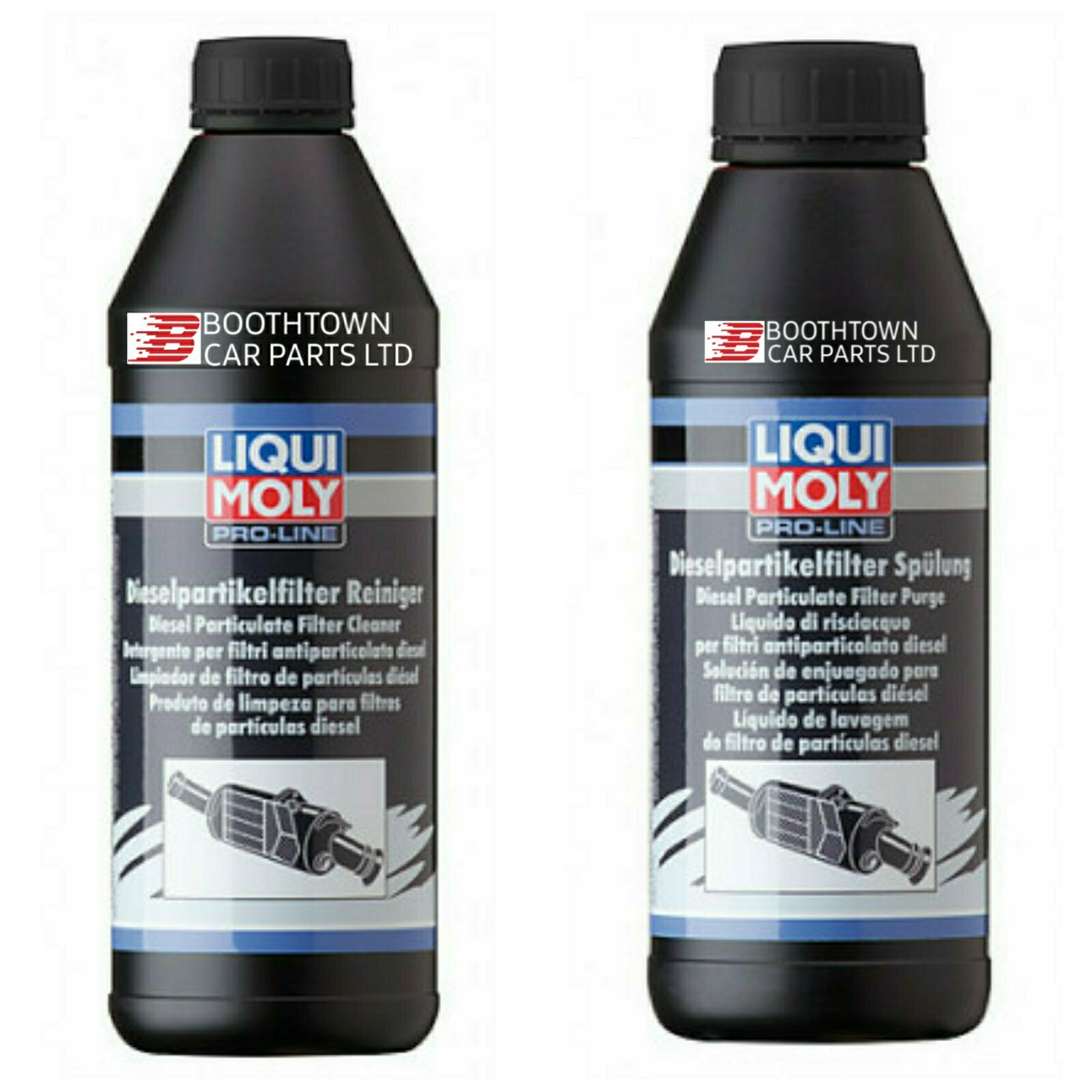 Liqui Moly DPF Purge 500ml + DPF Cleaner Pro-Line 1 L Service Kit 5171 ...