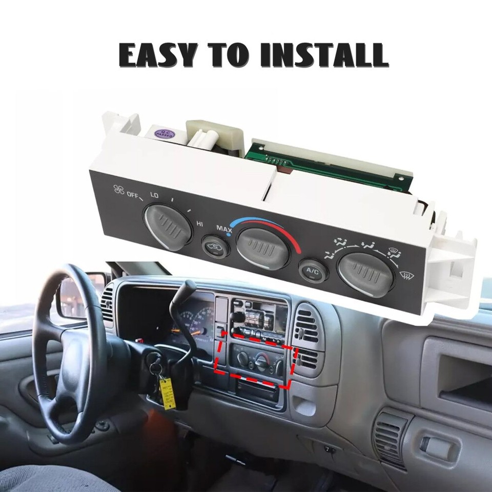 A/C Heater Climate Control Module For Chevy GMC C1500-C3500 K1500-K3500 ...