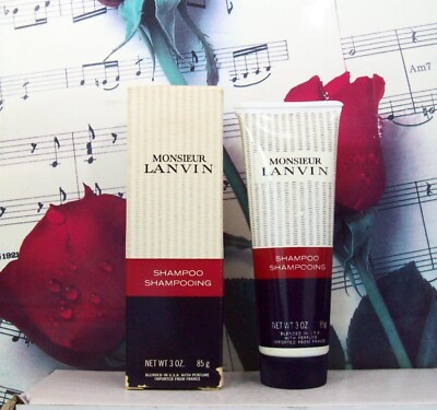 Monsieur Lanvin Lavande Shampoo 3.0 OZ. WB | eBay