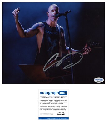 Chris Daughtry Signed Rock Singer 8x10 Photo Daughtry Band ACOA | eBay
