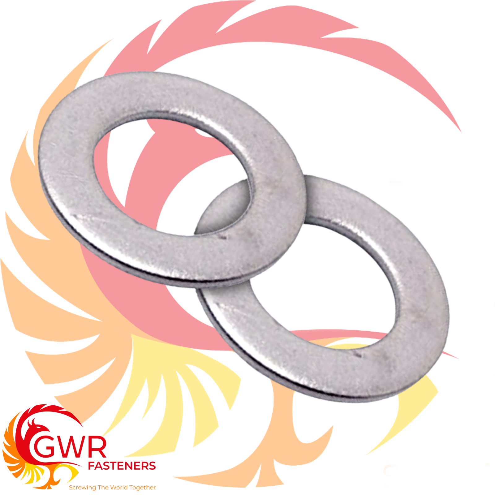 FORM B FLAT THIN WASHER A2 STAINLESS STEEL M6 M8 M10 M12 M16 M18 M20 ...
