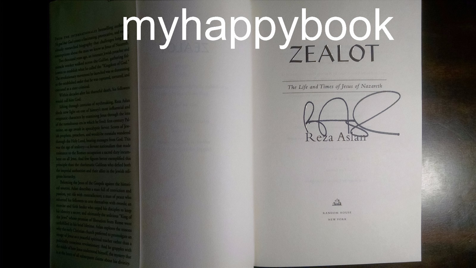 SIGNED Zealot The Life and Times of Jesus of Nazareth by Reza Aslan ...