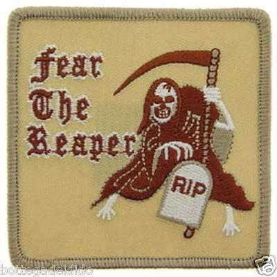 PATCH TESCHIO FEAR NO EVIL MORTE MIETITORE TERMOADESIVA | eBay