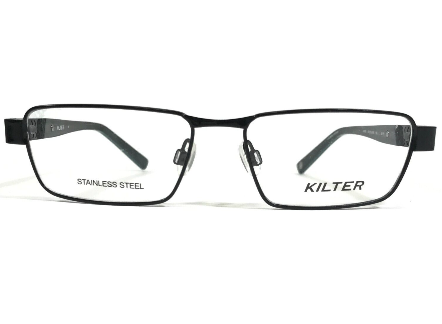 Kilter Eyeglasses Frames K4005 001 BLACK Rectangular Full Rim 50-15-135 ...