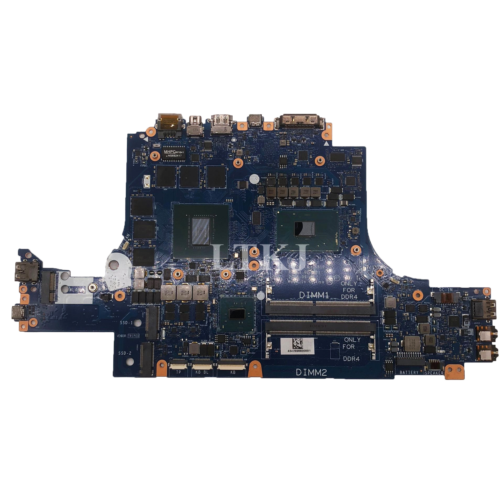 FOR DELL Alienware 13 R3 Motherboard 0KRXJP KRXJP BAP00 LA-D581P 100% ...