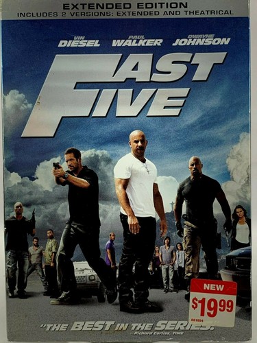 Fast Five (DVD, 2011, Rated/Unrated) 25192076480| eBay