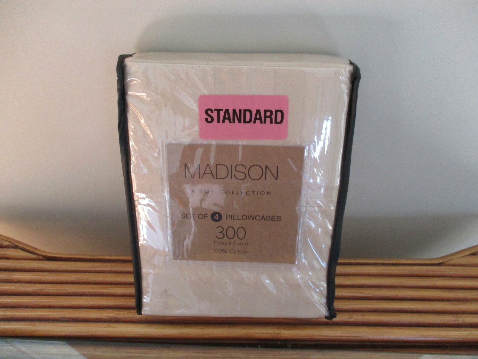 Madison home collection set of 4 pillowcases 300 thread count 100 ...