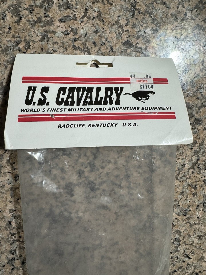 US. CAVALRY Genuine Issue Fighting Knife 7" With Leather Scabbard | eBay