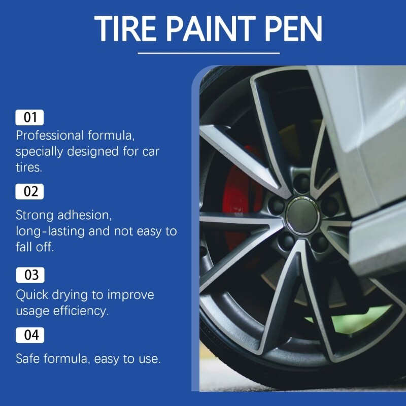 Professional Tire Paint Labeling Markers Water Resistant High Coverage ...