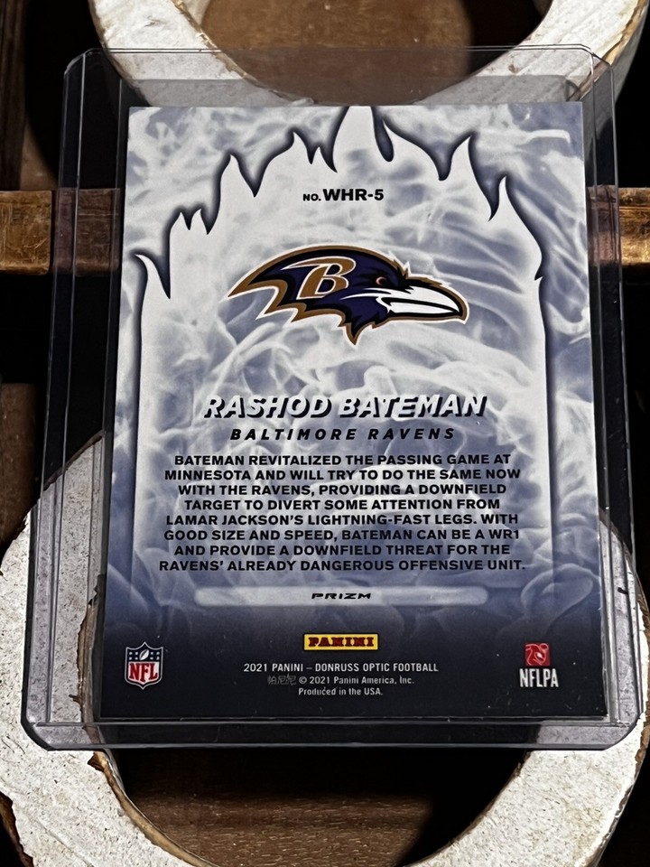 2021-22 Donruss Optic Rashad Bateman “White Hot Rookies” HOLO RC #WHR-5 ...