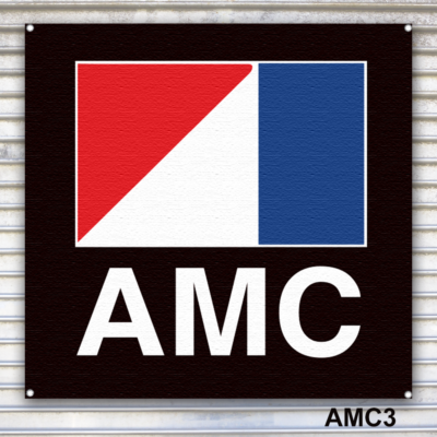 Classic AMC American Motors Emblem Illustrated Banner Sign Wall Art | eBay