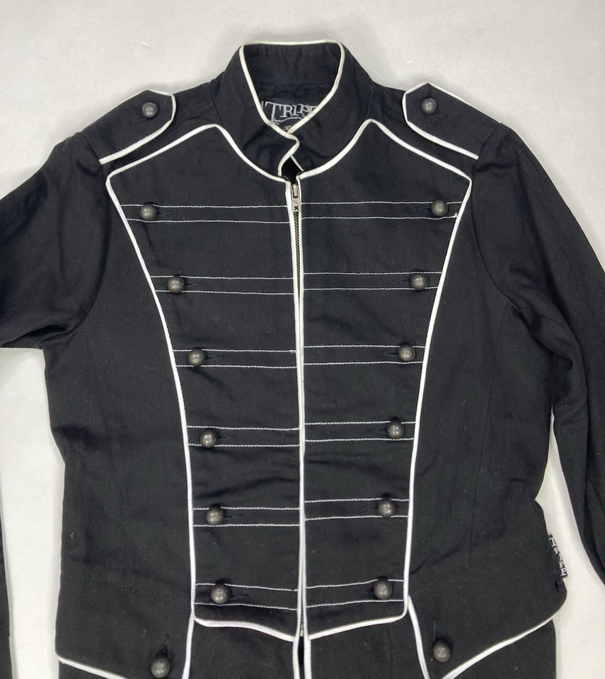 Tripp NYC My Band Full Zip Jacket Men Small Black Punk Gothic | eBay