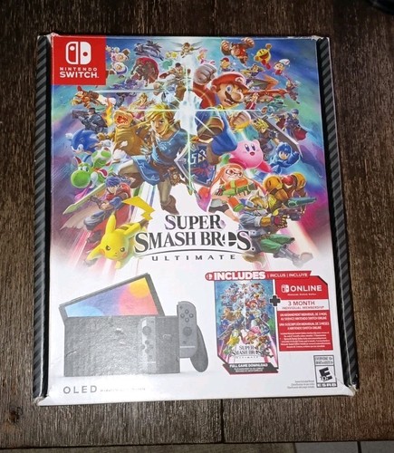 Super Smash Bros. Ultimate Nintendo Switch OLED Bundle (Box Only) | eBay