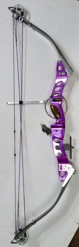 Hoyt Excel Compund Bow - 40-50# - Purple Aluminum Riser - 26” Draw ...
