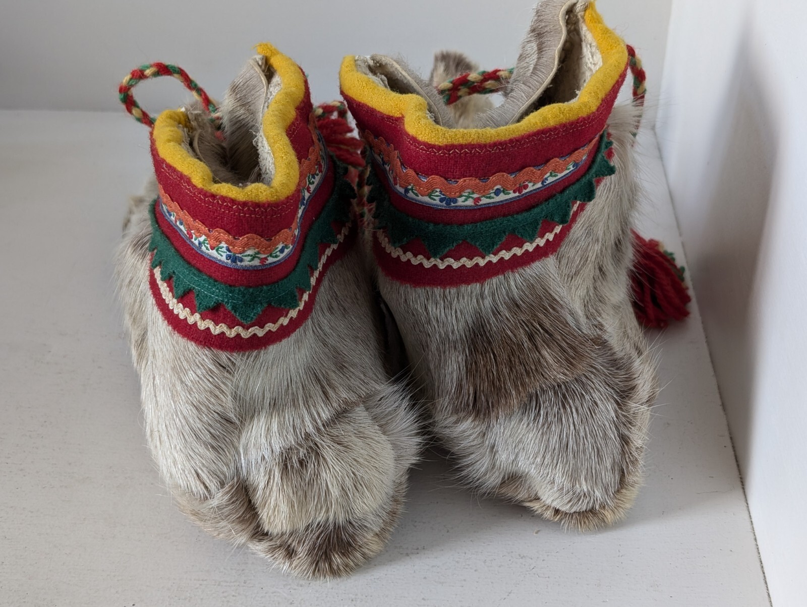 Vintage Saami Lapland Shoes Reindeer Fur Boots Sami Boots Shoes ...