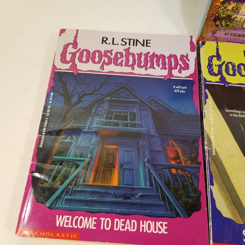 Goosebumps By R.L. Stine 10 Book Lot: #1 1 2 3 5 10 - Welcome to Dead ...