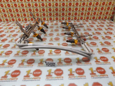 1985-2002 FORD F-150 FUEL RAIL W/ INJECTOR SET FOTZ-9F593-C OEM | eBay
