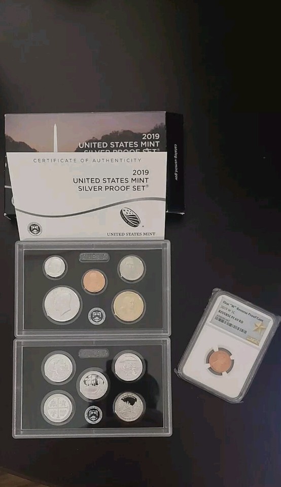 2019 United States Mint Silver Proof Set W/ RP W Penny NGC PR69 RD ...