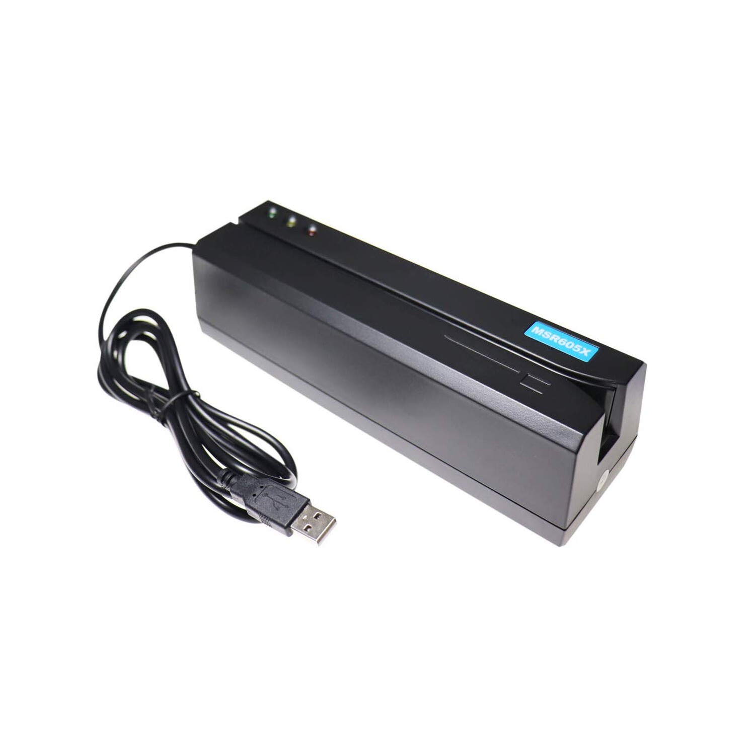 MSR605X USB Card Reader Writer Mag Swipe 3-Track Compatible w/ MSR206 ...