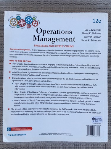 Operations Management : Processes and Supply Chains, Student Value ...