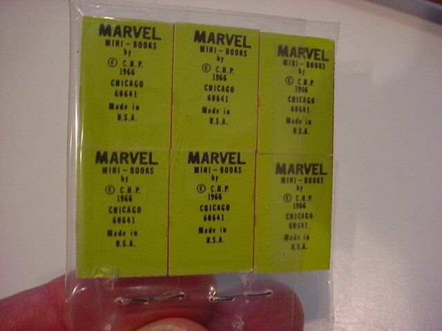 1966 incredible NM/M COMPLETE set of 6 NOS Marvel Mini Comic Books ...