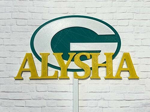 Green Bay Packers Personalized Cake Topper NFL | eBay