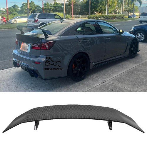 For Lexus RCF RC300 RC350 46" GT Style Racing Carbon Rear Trunk Spoiler ...