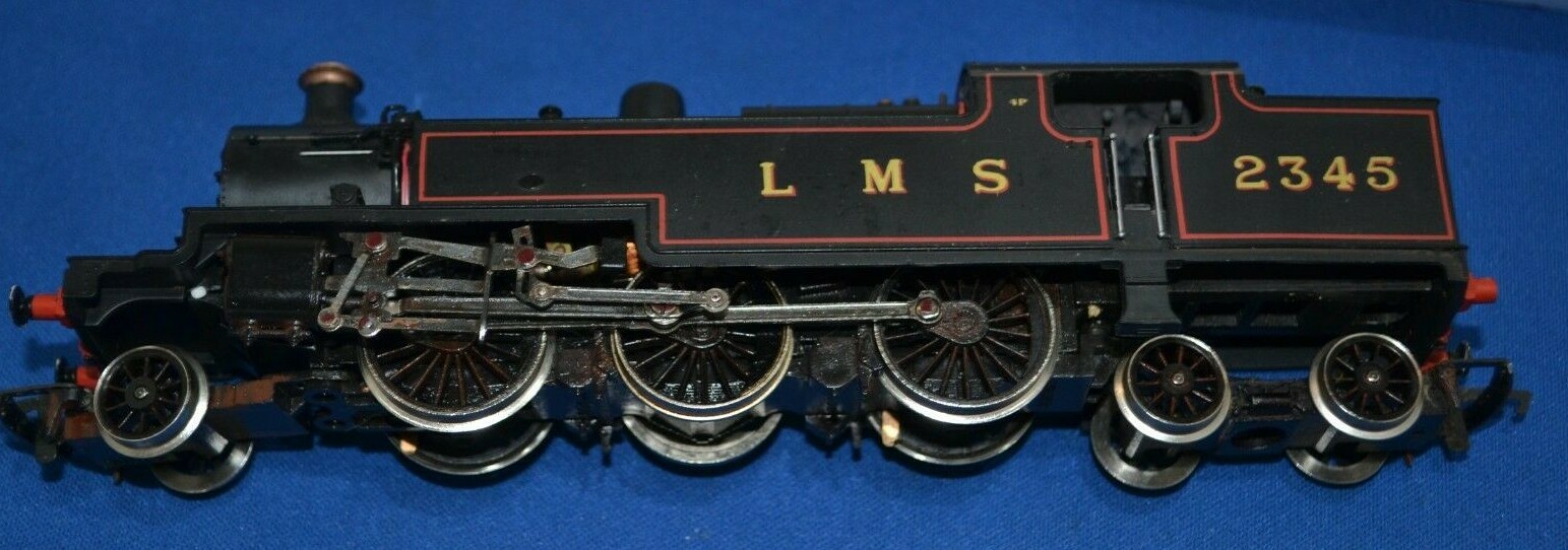 Hornby R088 LMS class 4P 2-6-4T loco 2345 Black lined livery Excellent ...