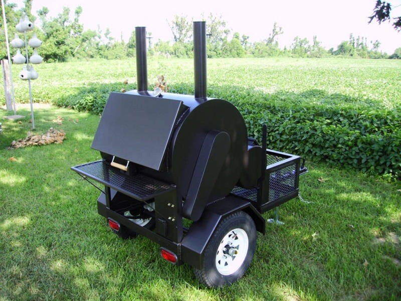Semo Smokers LLC 30”x36 Rotisserie Smoker With Trailer | eBay