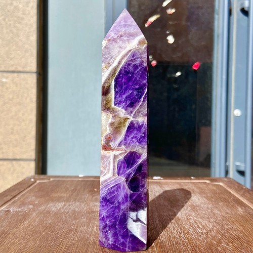 389G Rare Amethyst Stone Inscription - Collected Sample by Collectors ...