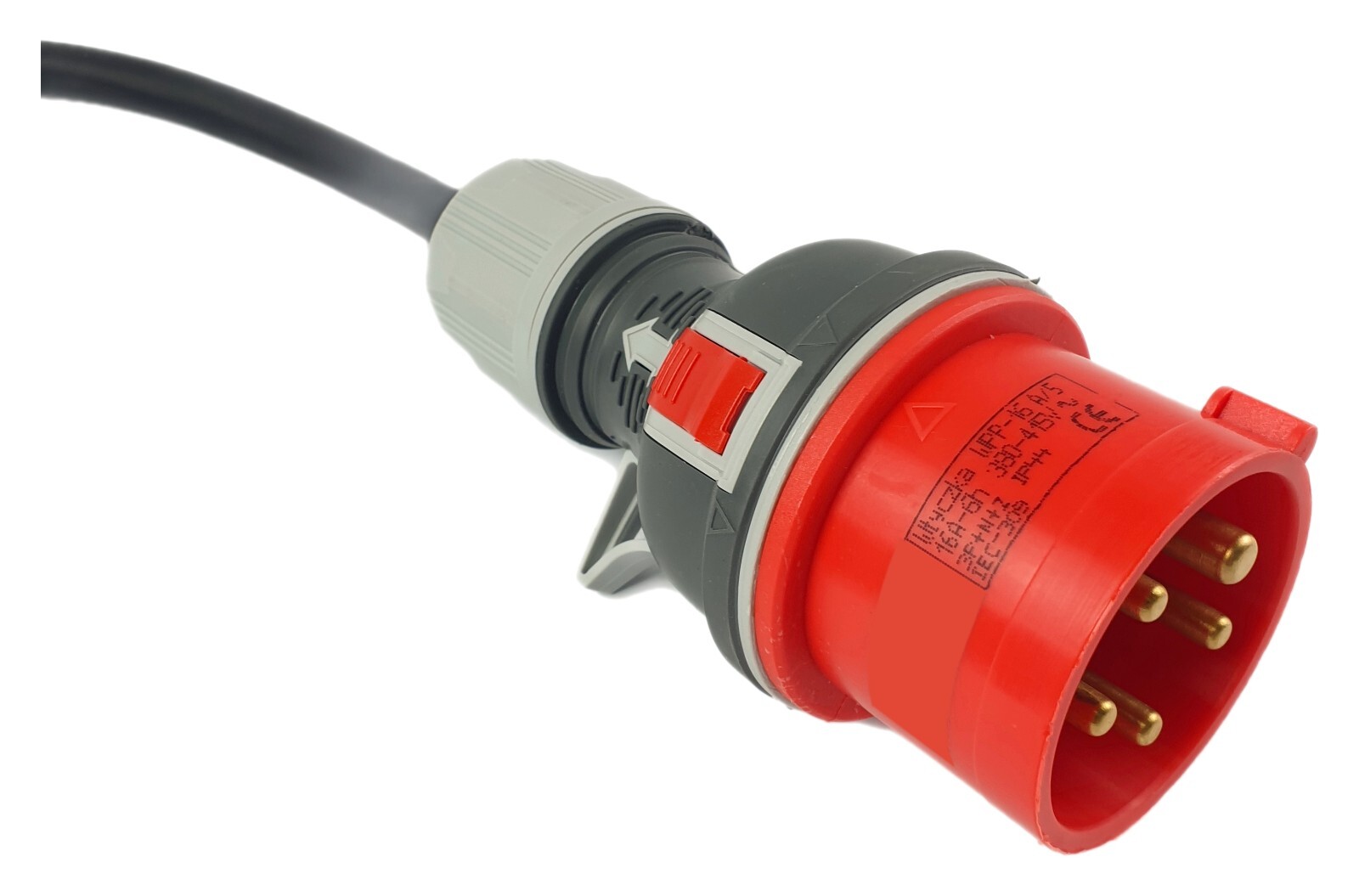 Starkstrom Adapter 32A Stecker auf 16A Kupplung, Sicherung 16 "C", 32A ...