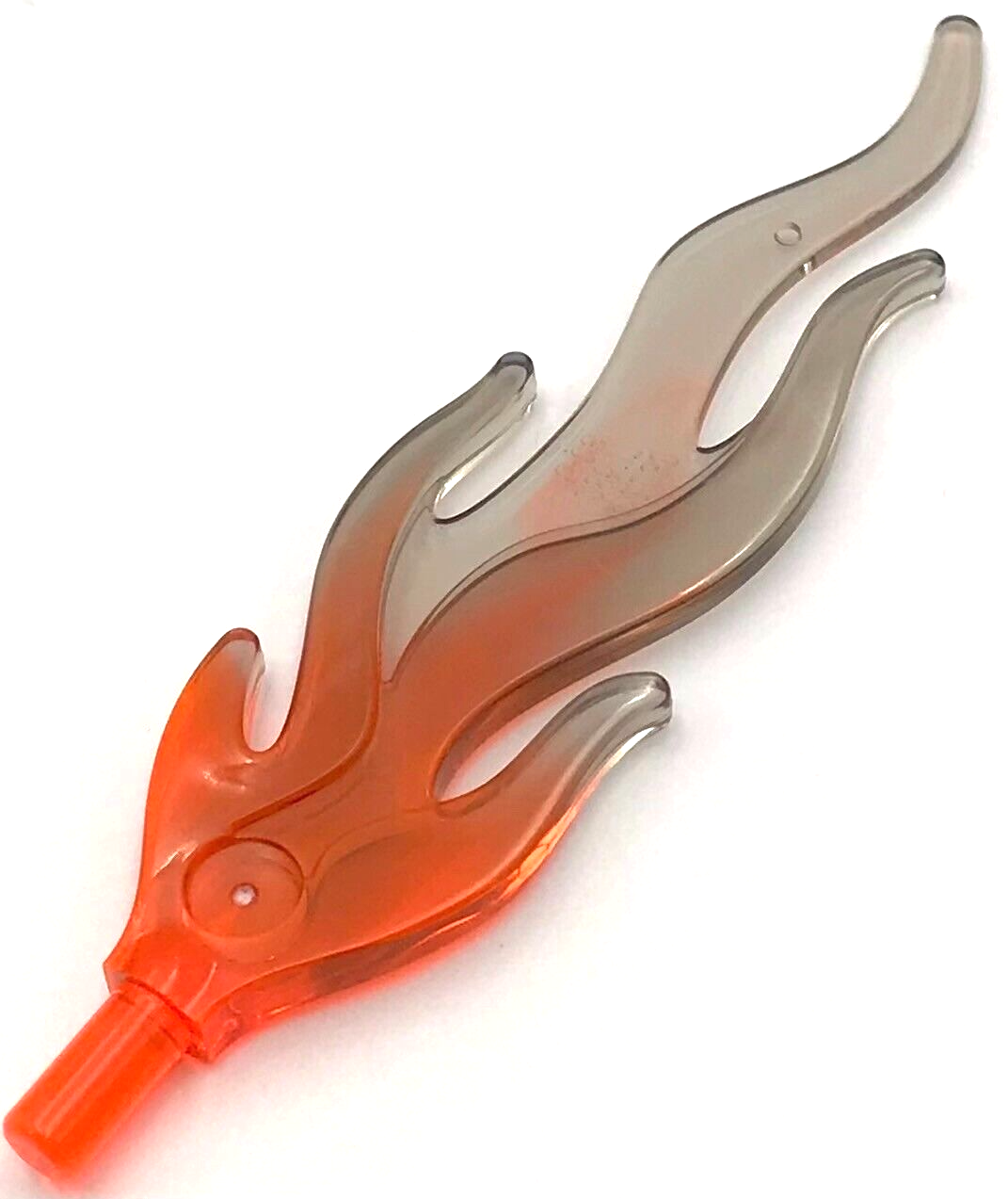 Lego New Trans-Neon Orange Wave Rounded Straight Large with Bar End ...