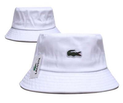 LACOSTE Unisex Outdoor Casual Vacation Bucket Hat Sun Visor Fishing Cap ...