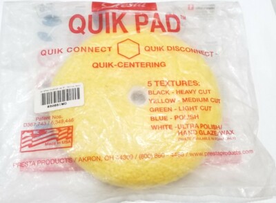 890081WD Presta Quik Pad Doubleside 6" Yellow Wool Free Shipping Free ...