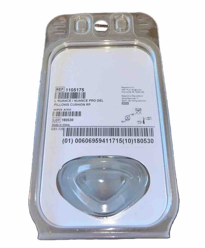 A7033 Pillow Philips Respironics Nuance & Nuance Pro Gel Nasal Cushion ...