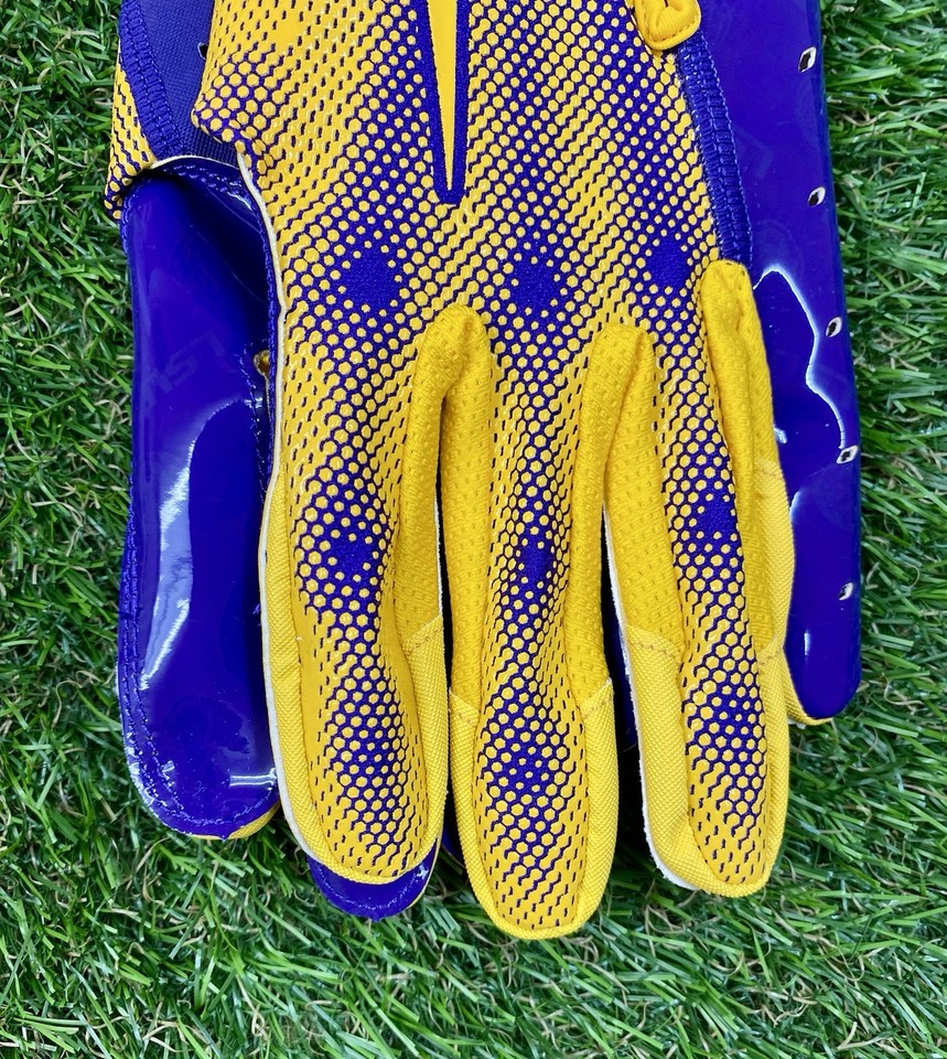 Nike Vapor Jet 7.0 LSU Tigers Team Issued Football Gloves FN5482-506 ...