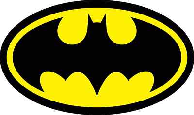 Batman Logo Decal (2-Pack) | CHOOSE SIZE 2"-10" | DC Comics Car Sticker ...