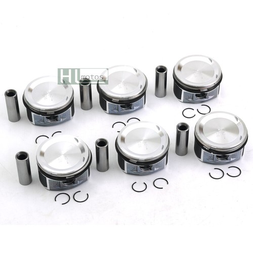 STD 6x Pistons & Rings Set Φ83mm for Volvo S80 XC90 2.9T T6 L6 B6294T ...
