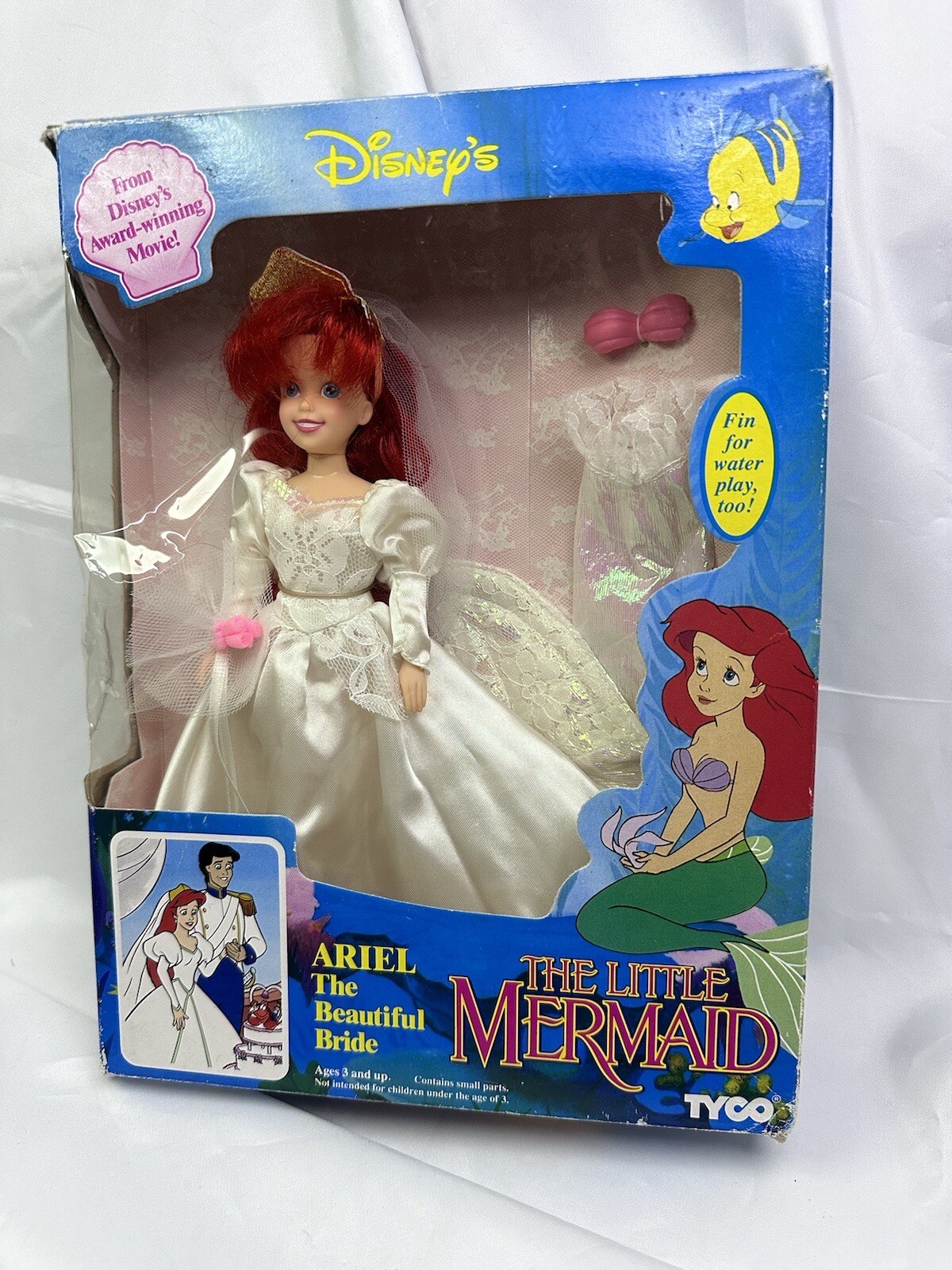 Vtg Ariel The Little Mermaid NOS Box Has Been Opened Nothing Has Been ...