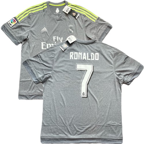 2015/16 Real Madrid Away Jersey #7 Ronaldo XL Adidas Soccer Football ...