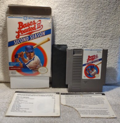 Bases Loaded II: Second Season - (NES, 1990) *CIB + Case Protector* VGC ...